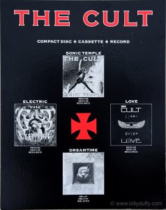 The Cult Albums Record Store Poster - 1999 - Billy Duffy